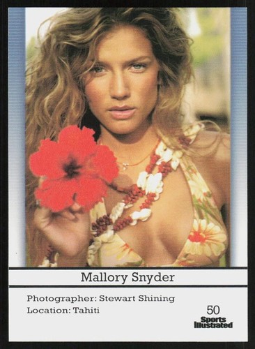 2006 SPORTS ILLUSTRATED SWIMSUIT - Very Sexy & HOT Card #50 😁 MALLORY SNYDER 😍 | eBay