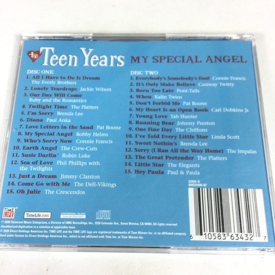 TIme Life Presents: The Teen Years My Special Angel - (2 CD Set ...
