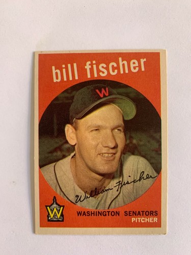 1959 Topps #230 Bill Fischer - Washington Senators | eBay