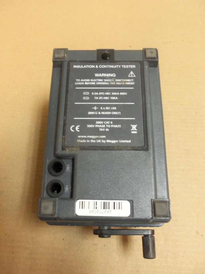 Megger Insulation & Continuity Tester MJ159 (Sold for Parts) | eBay