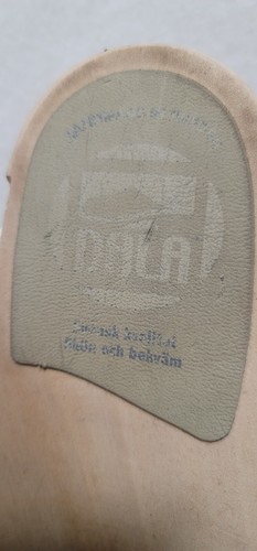 DALA CLOGS White & Multicolor Floral Leather Slip-On Swedish Clogs Size ...