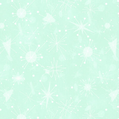 StudioE Snow Dog Express Snowflakes Mint Holiday Fabric By The Yard | eBay