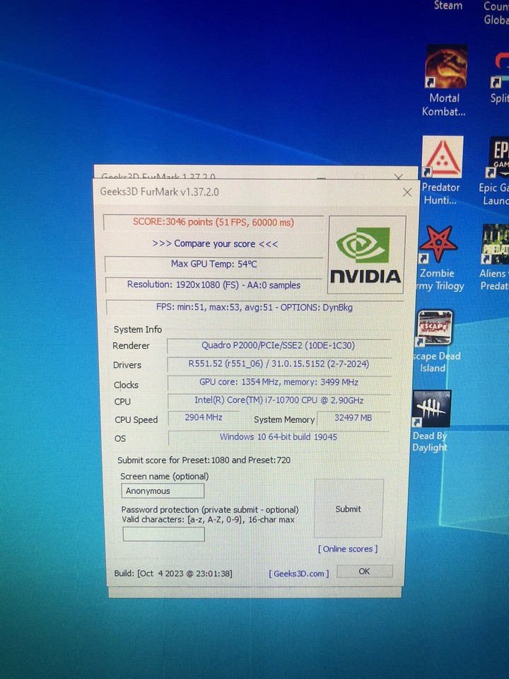 Zotac Gaming/PNY P2000 5 GB Gddr5 Graphics Card Modded GTX 960 GPU ...