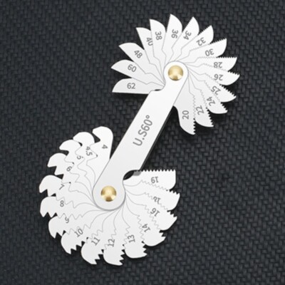 America SAE Type 4-62 Screw Thread Pitch Gauge Tool Pitch Caliper ...