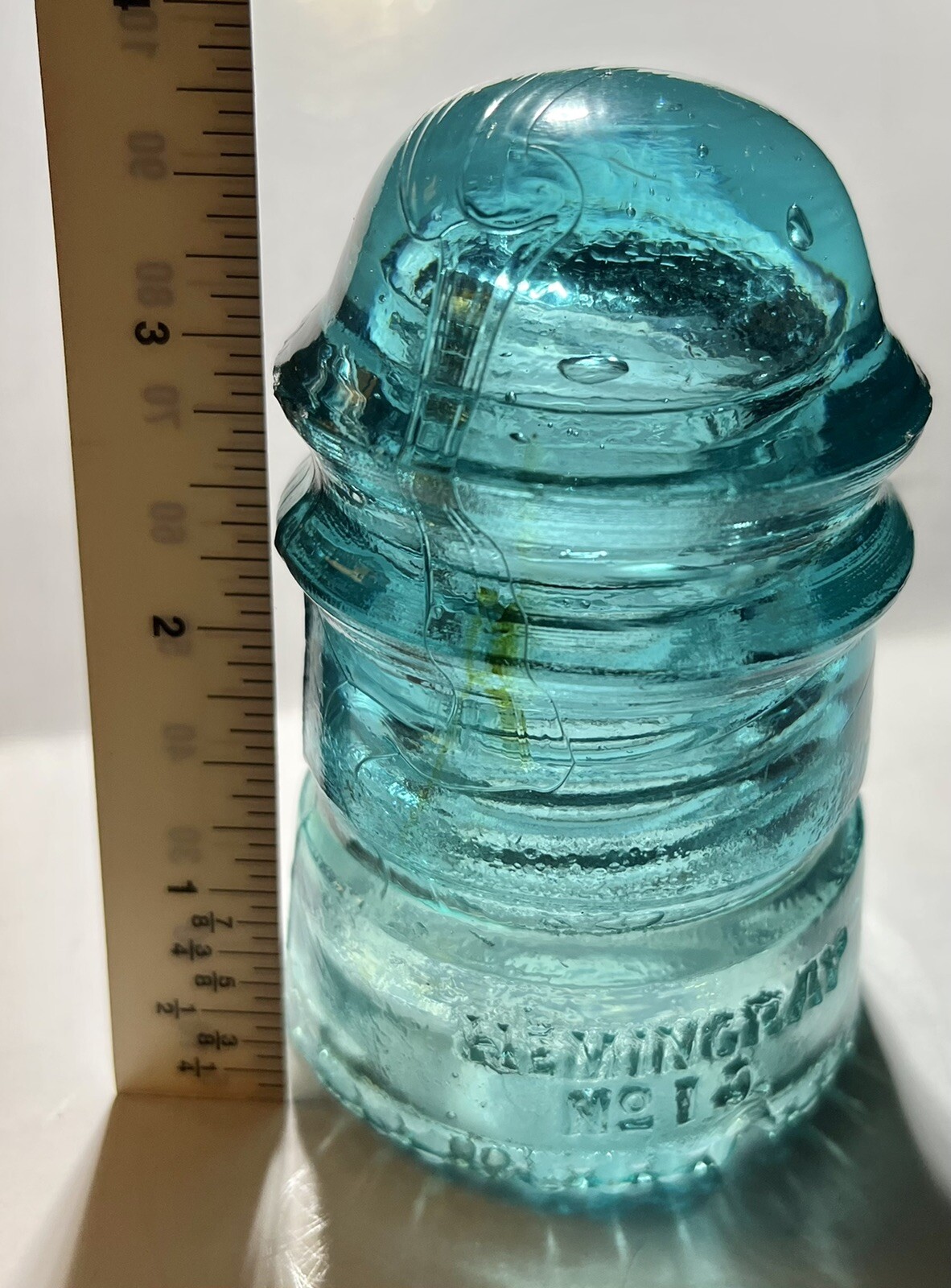 VINTAGE GLASS INSULATOR/HEMINGRAY-No.12,BLUE GLASS,PATENT MAY 2 1893 | eBay