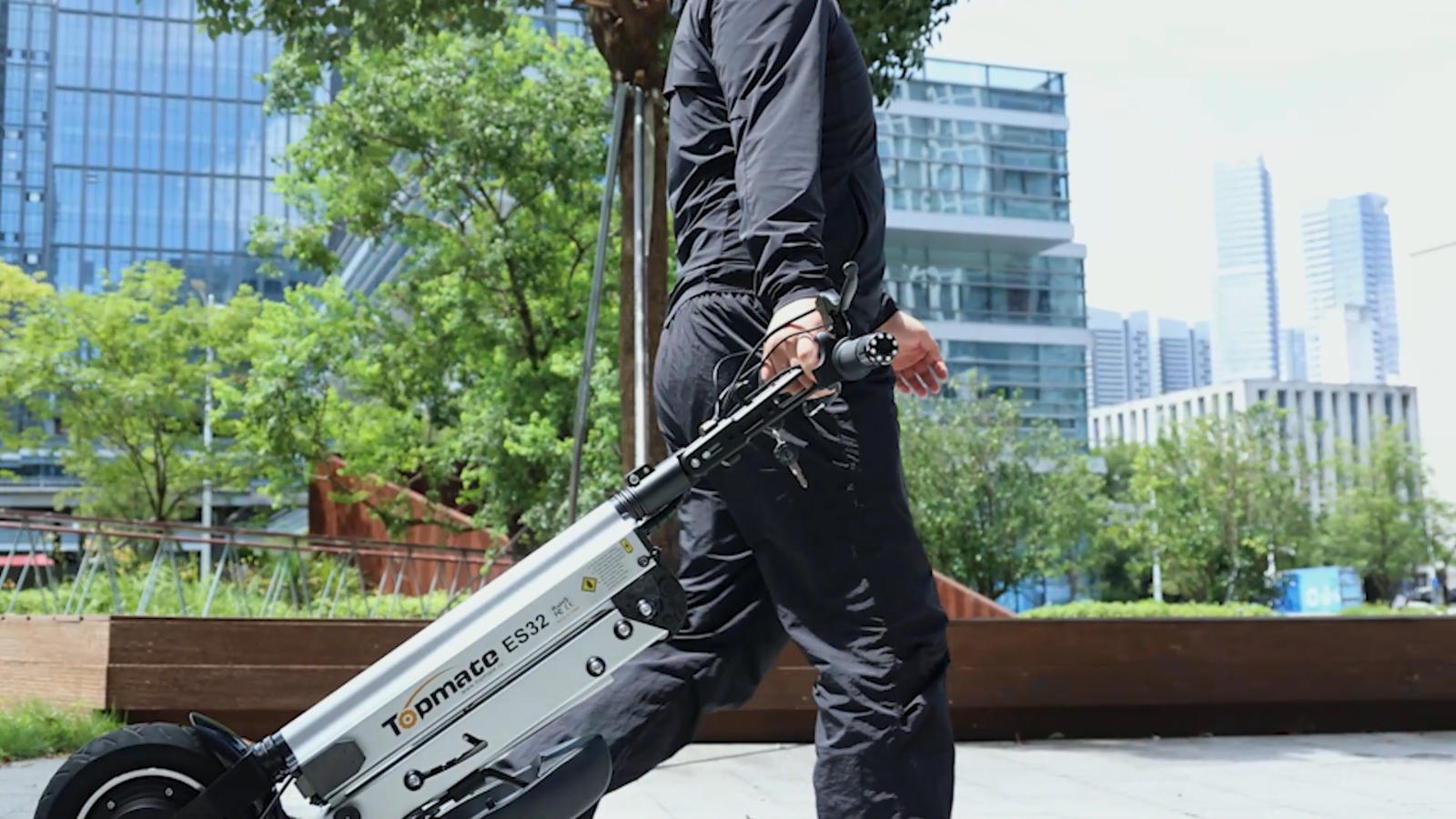 Topmate ES32 Electric Tricycle for Adult, Foldable 3 Wheel Mobility ...