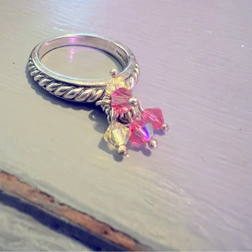 925 Sterling Silver Beaded Cha Cha Ring Size 7 | eBay