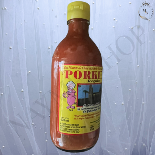 Porkie Hot Sauce 2-Pack (12.51oz each) Salsa Picante Mexico Jalisco ...