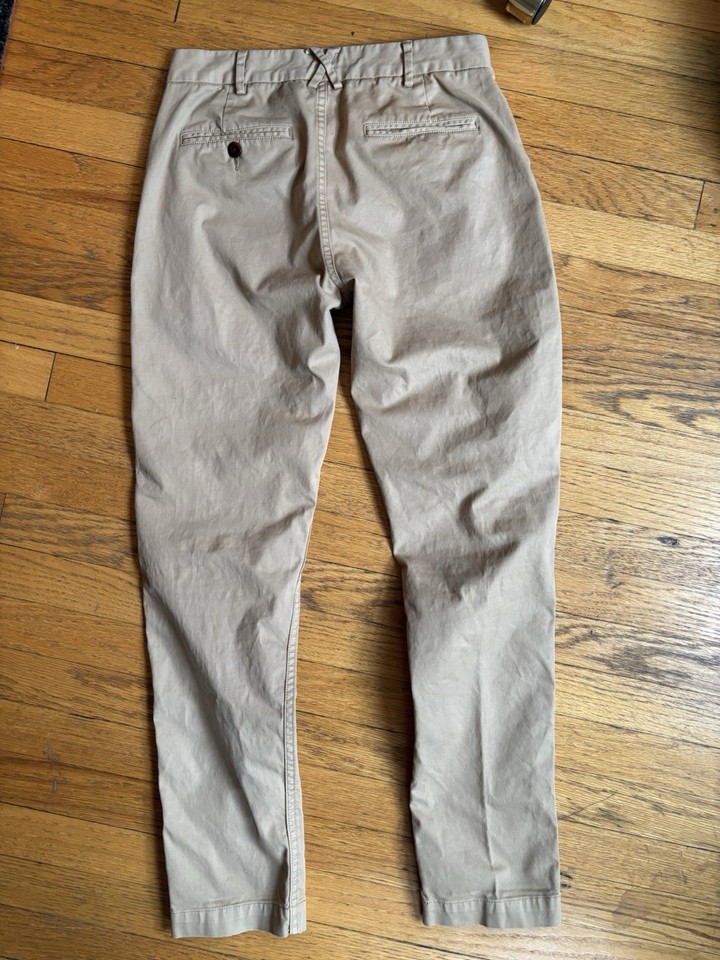 Alex Mill Men’s Khaki Flat Front Chino Size 29 | eBay