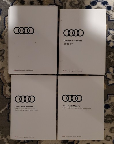 2021 OEM Audi Q7 Owners Manual Set | eBay