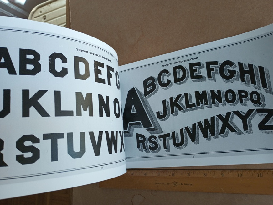 Allen Boyce (1878) Art of Lettering + Sign Painter's Manual * Alphabets ...