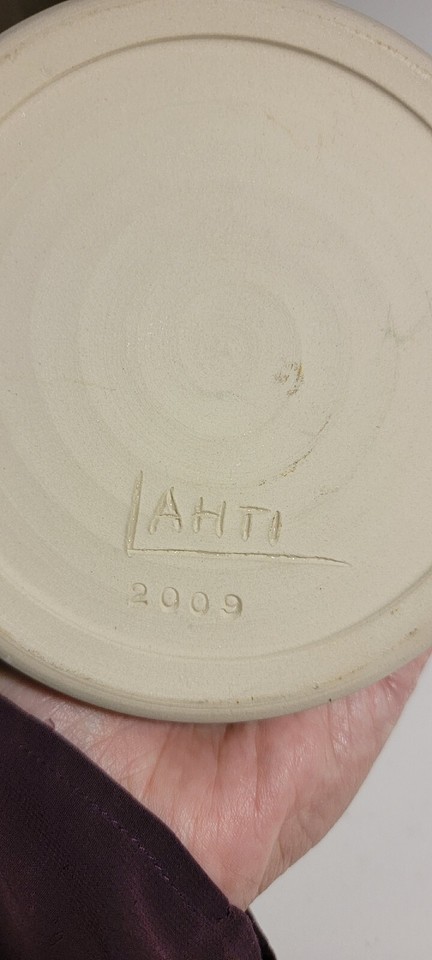 HANDMADE CLAY POTTERY VESSEL KEITH LAHTI WV 2009 WVMHOF | eBay