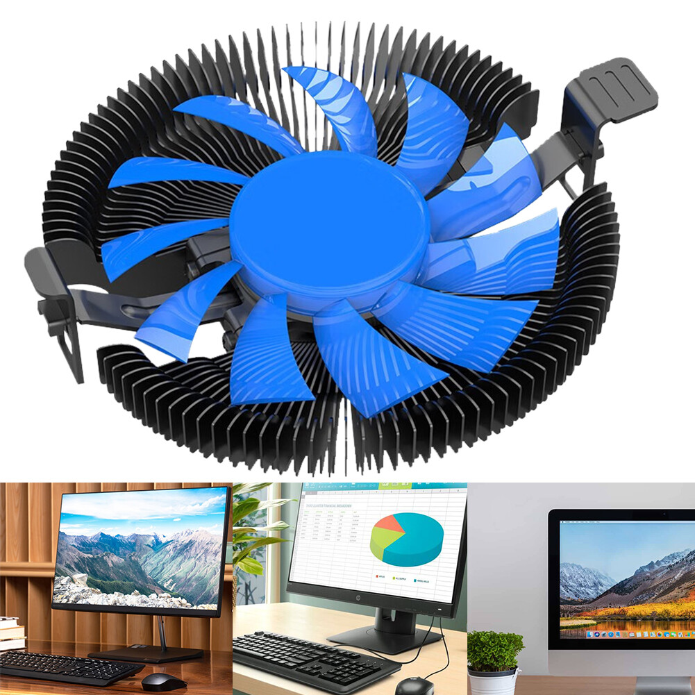 CPU Fan 8CM 2700RPM PC Case Cooling Fan PWM 3 Pin for LGA 1700 1200 ...