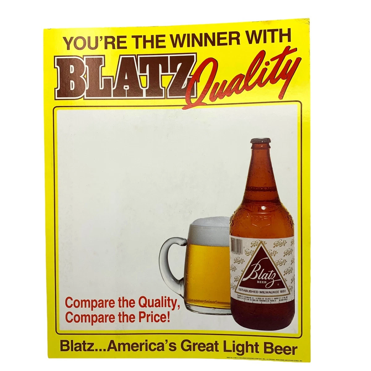 Blatz Beer Collectibles Prices