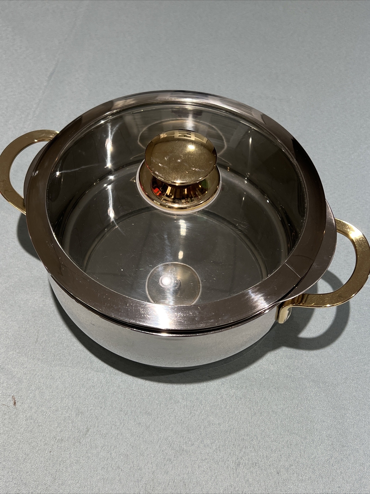 3 Qt Command Performance Gold Cookware 3 Ply Stainless Steel Pot 18/10 ...