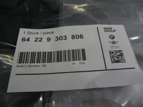 2X NEW GENUINE BMW E60 E61 F01 F02 F03 F04 F55 F56 REAR VENTILATION ...