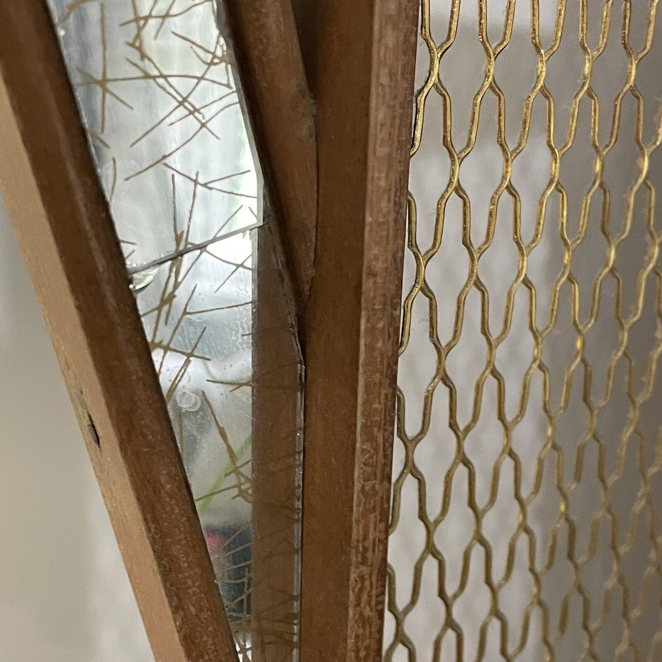 Vintage Shadow Box Atomic Mirror Mid Century Modern Sputnik MCM 60s ...