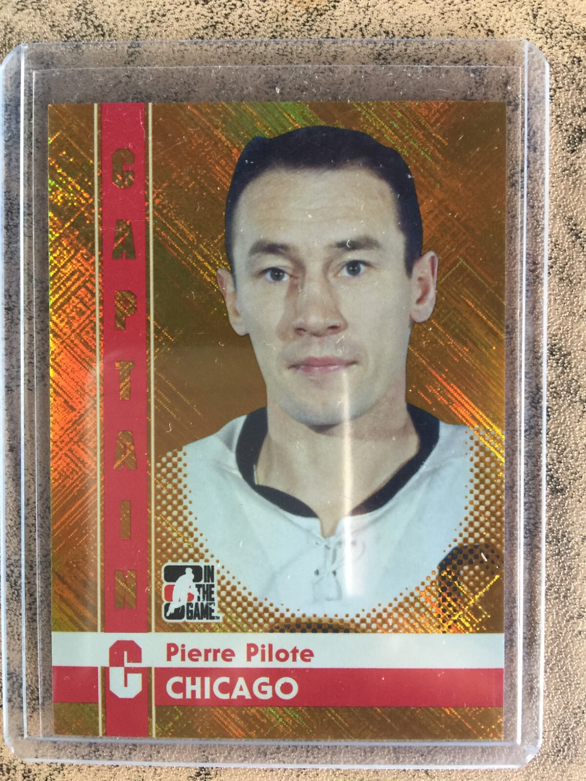 PIERRE PILOTE 2011-12 ITG Captain C Series GOLD Parallel #64 BLACKHAWKS ...