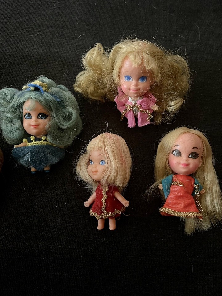 Vintage Liddle Kiddle Doll Lot Of 7 1960s Mattel Dolls | eBay