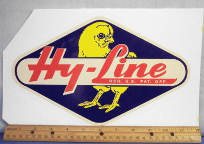 Baby Chick Decals ~ Hy-Line ~ Set of 2 Mail Order Chickens ~ Water ...