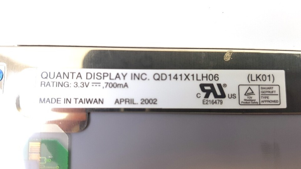 Quanta Display 14.1" 1024x768 XGA 20pin Laptop LCD Screen Matte ...