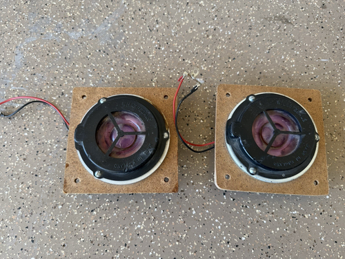 Pair Vintage Wharfedale Purple Jelly Dome Tweeters | eBay