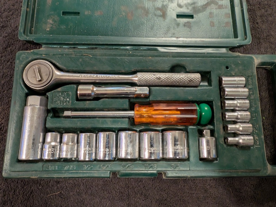 Lot Of Three Vintage Socket Sets. Thorsen, Sparta, O-Ratchet. | eBay