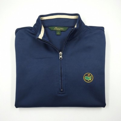Berckmans Place 1934 MASTERS AUGUSTA Golf 1/4 Zip Sweater -L- Navy ...