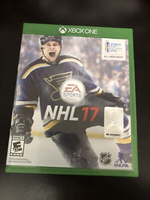 NHL HOCKEY 2017 17 MICROSOFT XBOX ONE S X-BOX 1 GAME AND CASE COMPLETE ...