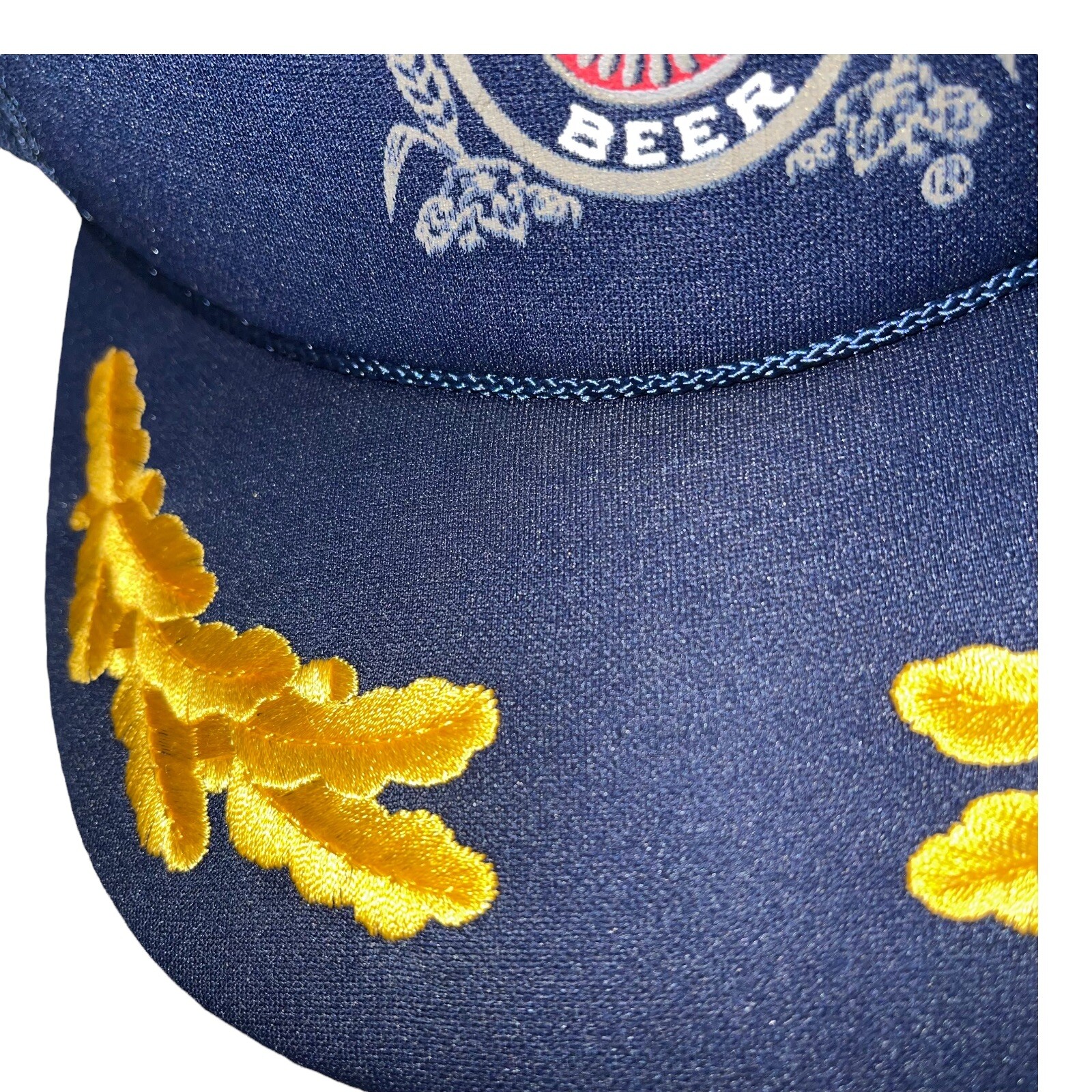 Vintage Miller Lite Beer 80s Trucker Hat Rope Snapbac… - Gem