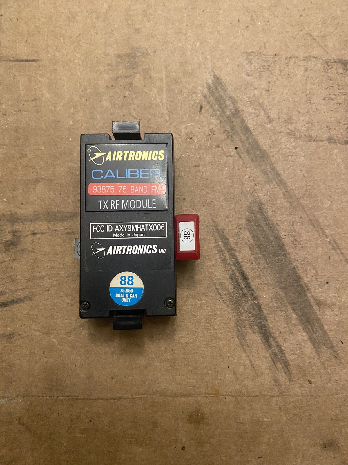 Vintage AIRTRONICS TX RF MODULE 75 BAND FM 93875 and crystal | eBay