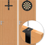 Portable Over Door Hanger Pro Dartboard Hanging System Dart Board ...