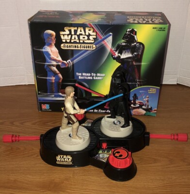 Vintage 1997 Star Wars Fighting Figures Luke Skywalker vs. Darth Vader ...