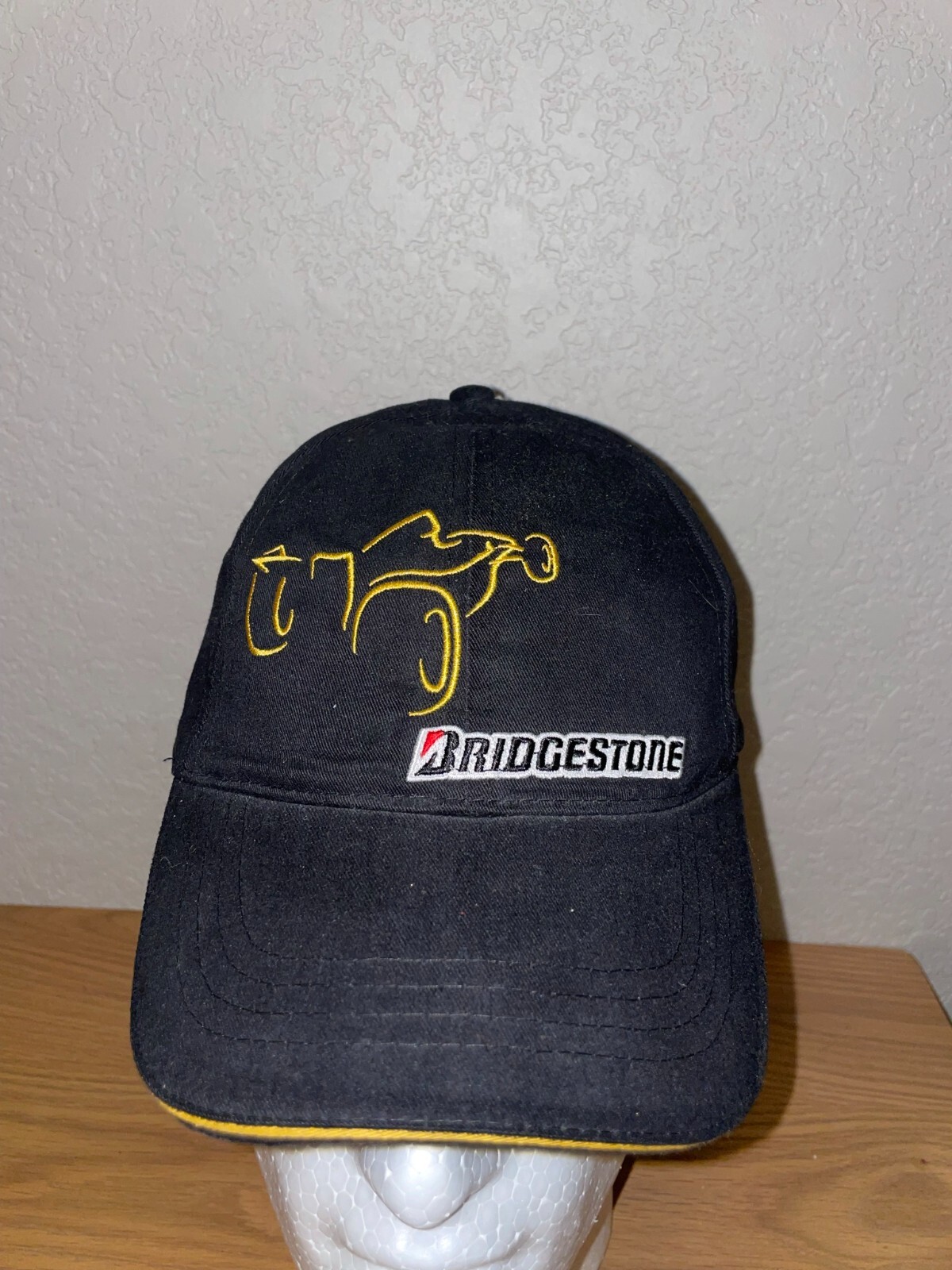 Y2K Bridgestone Bridge Stone Racing Race Car Black Ye… - Gem