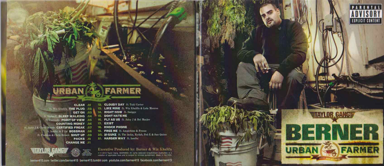 Berner - Urban Farmer Cali Bay Rap G-Funk The Jacka Ampichino !@#$ | eBay
