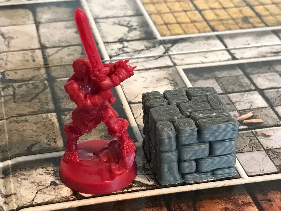 HeroQuest 35 Piece Dungeon Scatter Scenery Set - Secret Door - Pit Trap ...