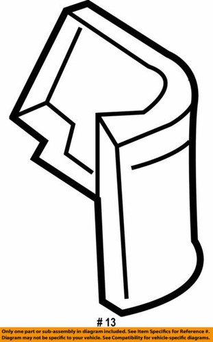 52166-60900 Toyota Cover, rear bumper, upr lh 5216660900, New Genuine ...