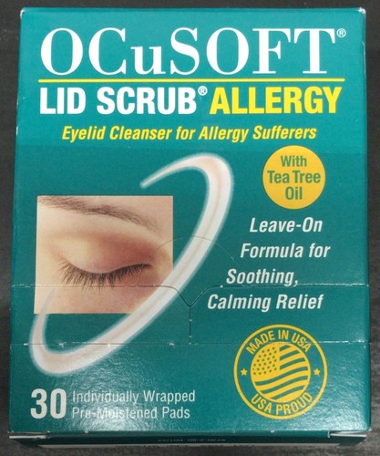 OCuSOFT Lid Scrub Allergy Eyelid Cleanser 30 pads EXP.01/27 (A6) | eBay
