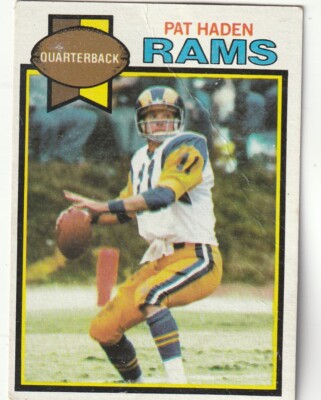 FREE SHIPPING-NRMINT-1979 Topps Pat Haden Los Angeles Rams #130 PLUS ...