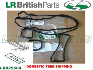 GENUINE LAND ROVER VALVE COVER GASKET 2.0L 16V PETROL OEM NEW LR025664 ...