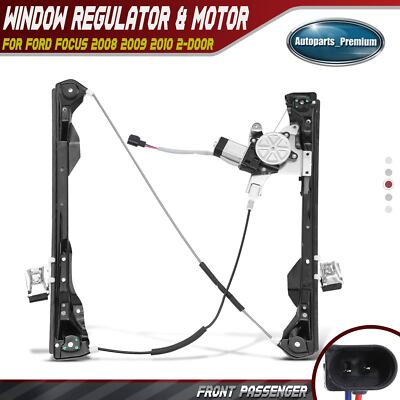Front Passenger Power Window Regulator w/ Motor for Ford Focus 2008 ...
