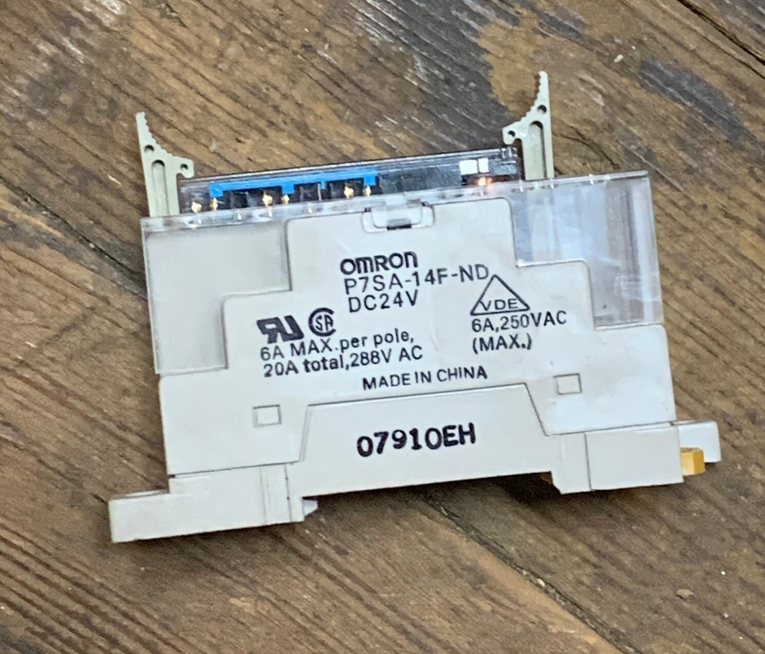 OMRON G7SA-5A1B RELAY 24VDC WITH OMRON P7SA-14F-ND BASE 6A MAX | eBay