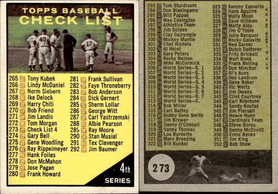 1961 Topps Baseball Complete Your Set #1-587 You Pick! | eBay