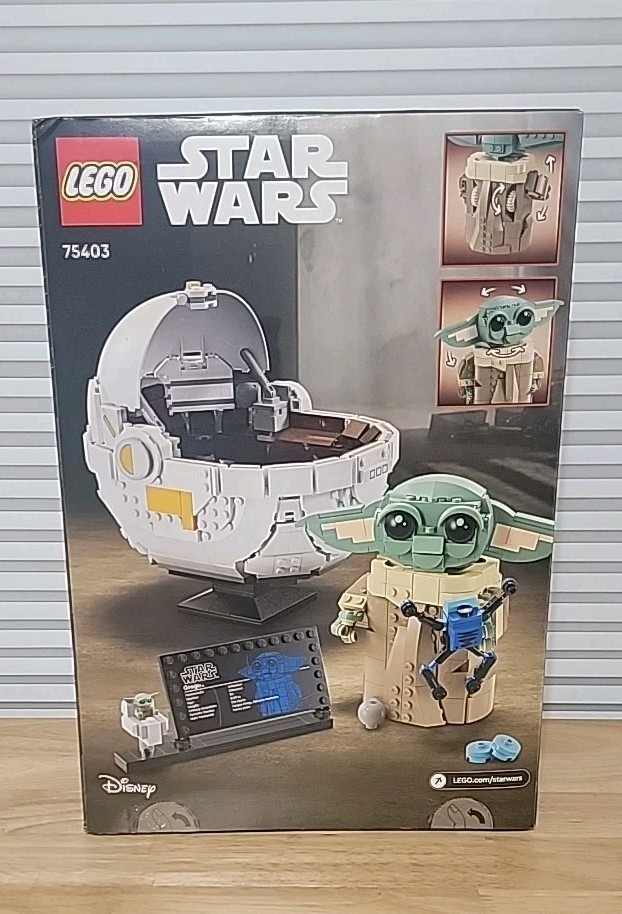 LEGO Star Wars 75403 The Mandalorian Grogu with Hover Pram New ...