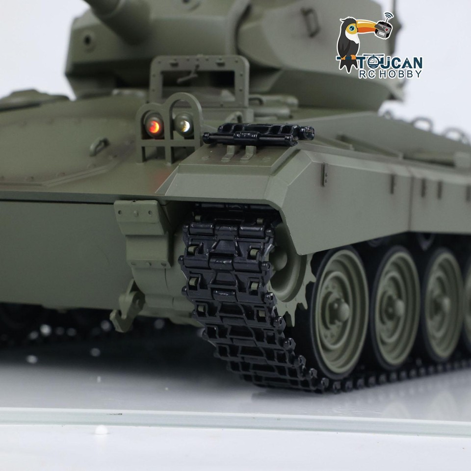 Tongde 1/16 M24 Chaffee RC Light Tank Electric 320° Toys Infrared ...