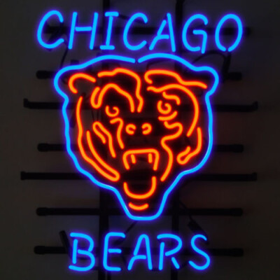 Chicago Bears Neon Sign For Home Bar Pub Sport Club Home Wall Decor ...