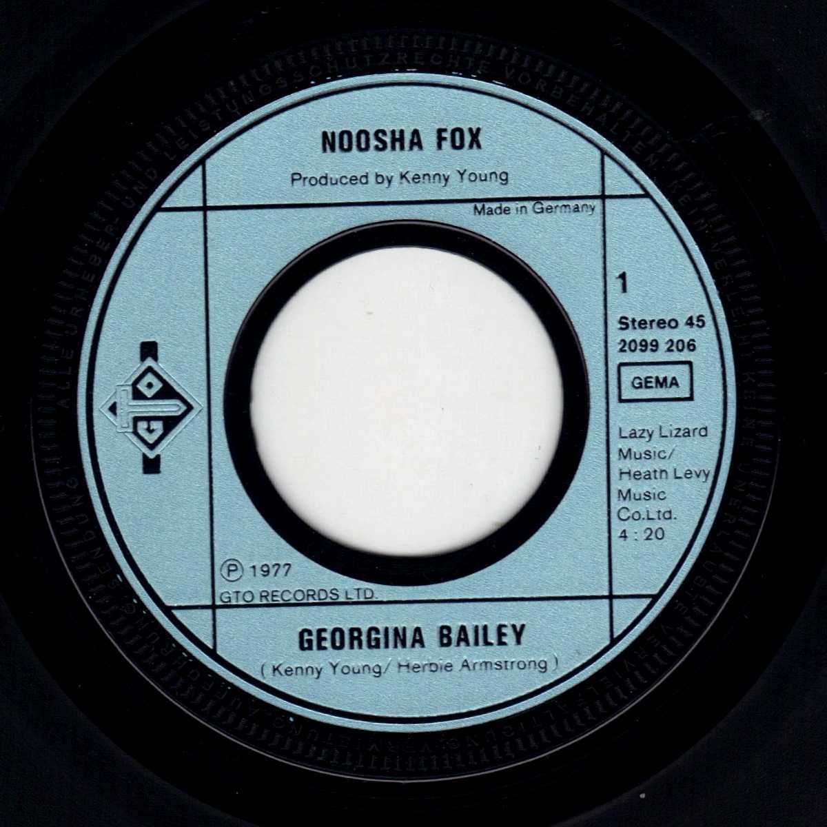 7" Noosha Fox (Wooden Horse) – Georgina Bailey / Pretty Boy / Germany ...