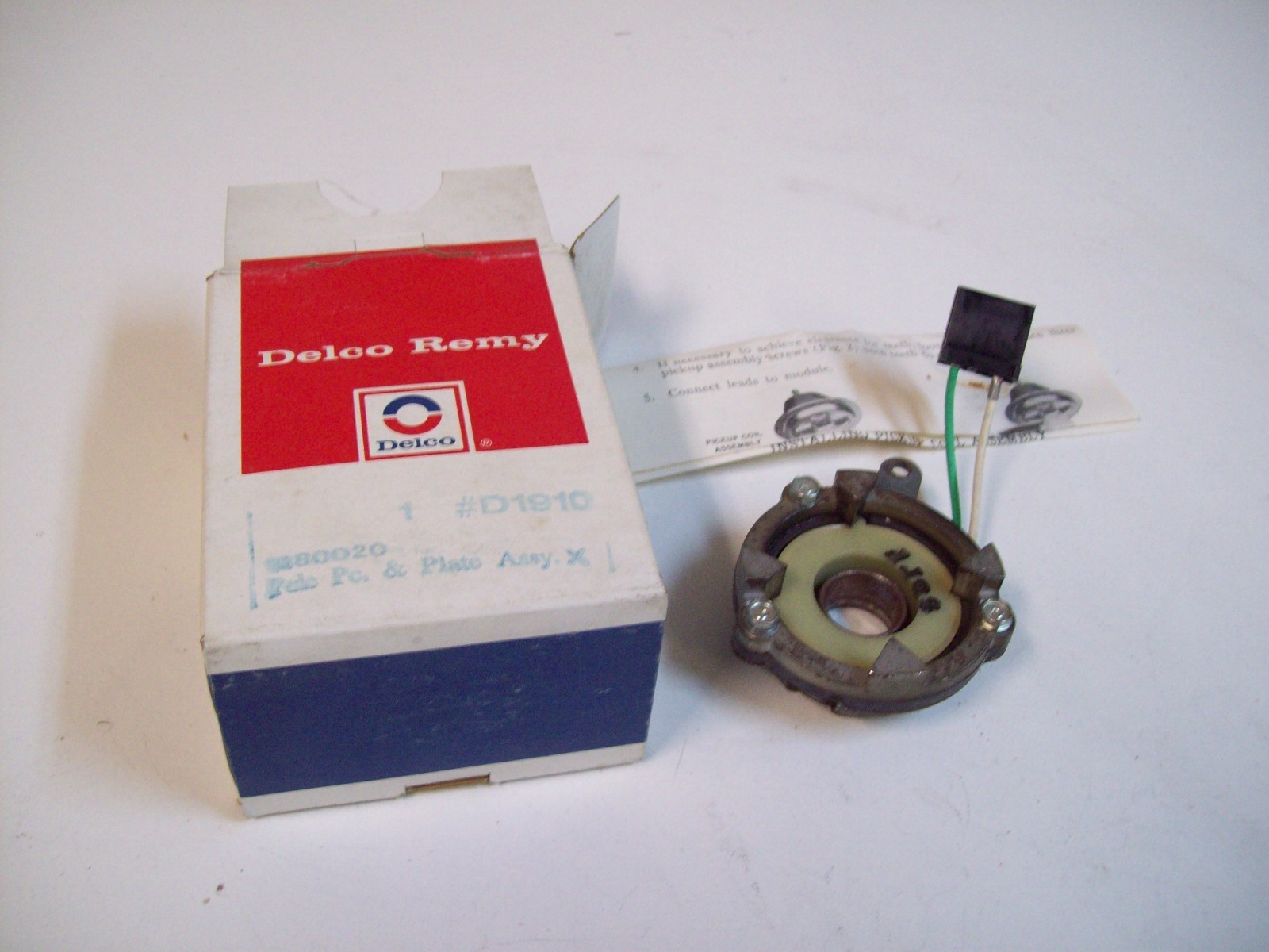 DELCO REMY 1880020 DISTRIBUTOR IGNITION PICKUP D1910 - NOS - FREE ...