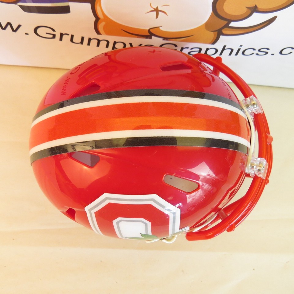 "The" Ohio State Buckeyes Custom Mini Helmet bright red alternate | eBay