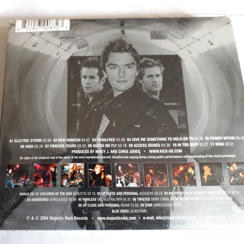 KICK NEW HORIZON CD +BONUS CD NEW SEALED 2004 ALBUM PAINLESS ELECTRIC ...